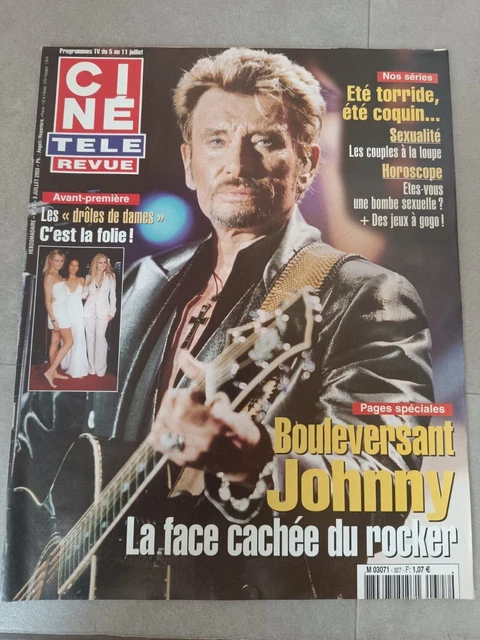 JOHNNY HALLYDAY - Magazine Ciné Télé Revue Juillet 2003 EUR 5,00 ...