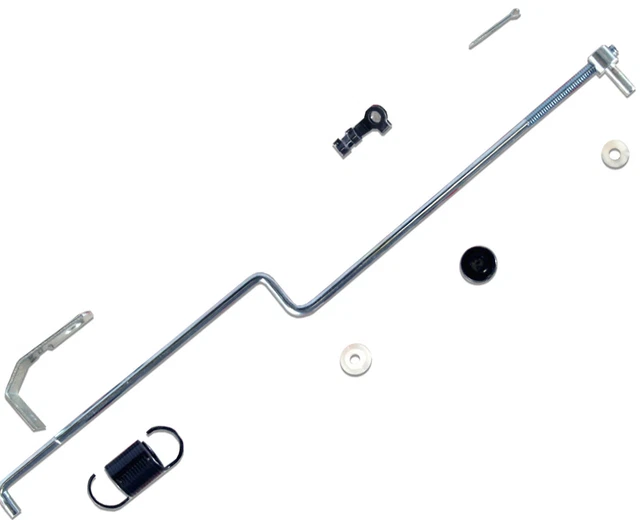 FORD MUSTANG THROTTLE Linkage CHROME Rod Kit 1964 1965 1966 289 Return ...