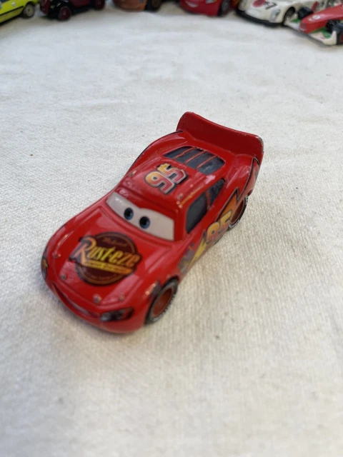 DISNEY PIXAR CARS Supercharged Rust-Eze Lightning McQueen #95 Loose £8. ...