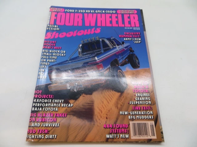 FOUR WHEELER MAGAZINE May 1989 Ford F-250 vs GMC K-3500 / How To Build ...