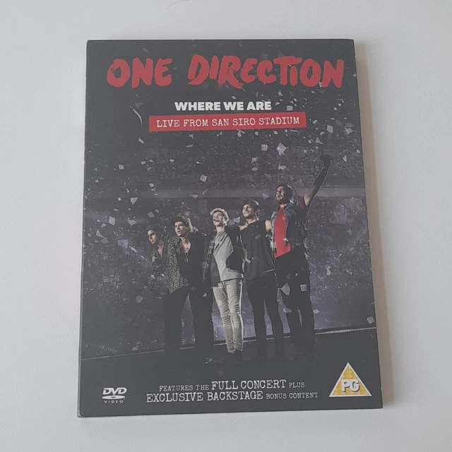 DVD ONE DIRECTION Where we are Live from San Siro Stadium Concert 2014 ...