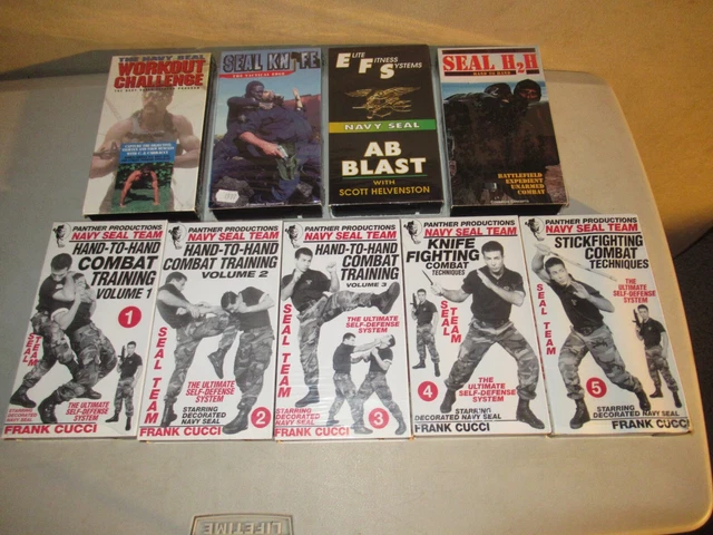 9-NAVY SEALS COMBAT and Fitness Training VHS Tapes £28.01 - PicClick UK