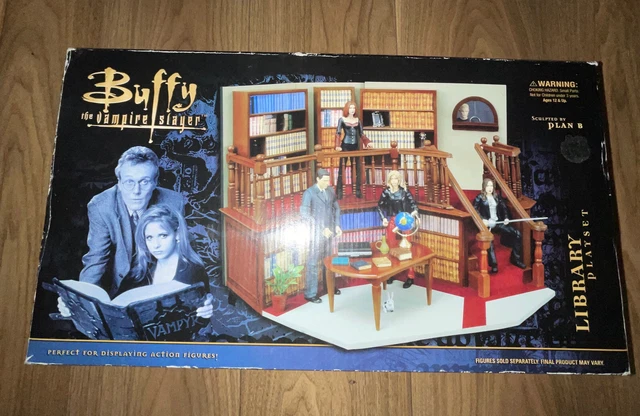 BUFFY THE VAMPIRE Slayer Library Playset by Plan B Collectors Item £350 ...