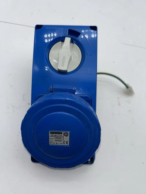 GEWISS SWITCHED INTERLOCK Interlocked Socket 3P+N+E 32A 240V IP67 £29. ...