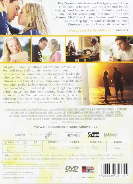 THE LIGHT OF Silence - Channing Tatum DVD/NEW/SEALED with Channing ...