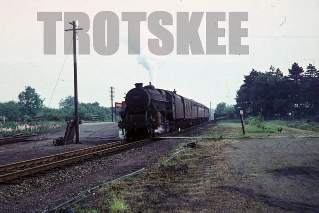 35MM SLIDE BR British Railways Steam Loco 44825 Class 5MT Lutterworth ...