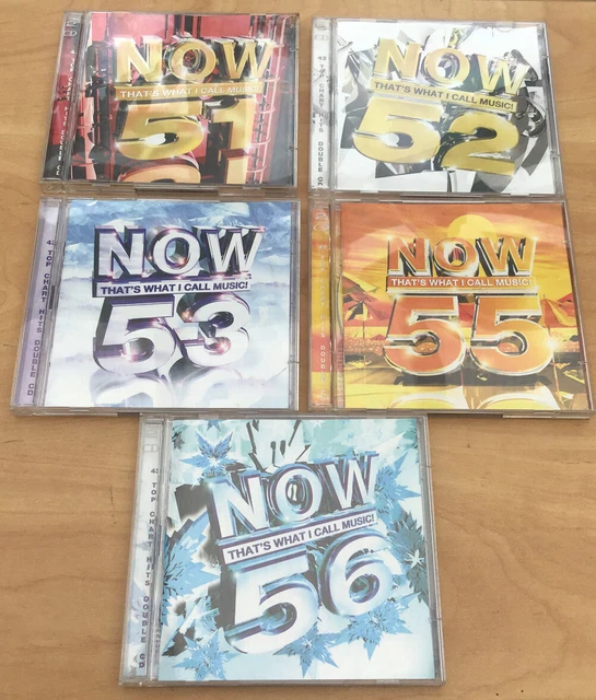 NOW THATS WHAT I Call Music CD’s “51, 52, 53, 55, 56 £5.00 - PicClick UK