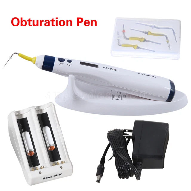 DENTAL WIRELESS OBTURATION Endo System Endodontic Heated Pen + 3*Tips ...