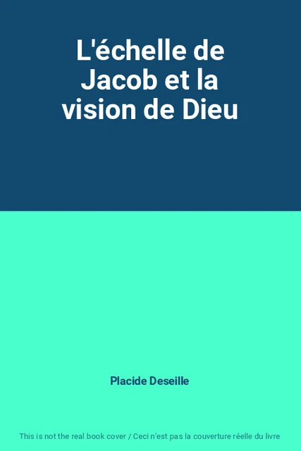 L'ÉCHELLE DE JACOB et la vision de Dieu EUR 54,99 - PicClick FR