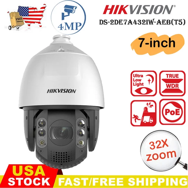 HIKVISION DS-2DE7A432IW-AEB(T5) 4MP 32x Zoom PTZ IR camera AcuSense ...