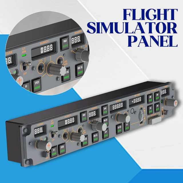 SIMPLAYER MCP CONTROL Panel Flight Simulator Panel for B737 NG/MAX ...