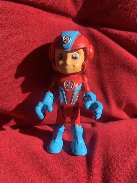 PAW PATROL RYDER Mighty Pups Jet Ryder Figure Red And Blue Suit £13.49 ...