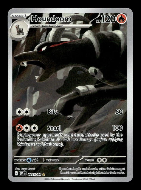 HOUNDOOM 066/064 Illustration Rare Shrouded Fable - Pokemon $120.00 ...