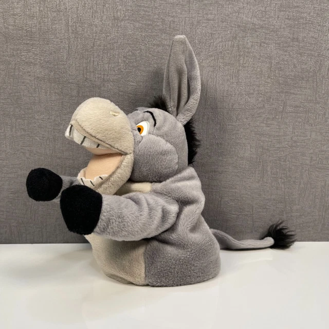 DONKEY PLUSH SHREK the Third Puppet DreamWorks 2007 Soft Toy | *RARE ...