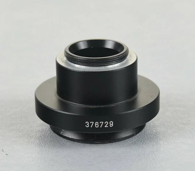 LEICA WILD MICROSCOPE Video Camera Adapter 376729 C-Mount Photo Adapter ...