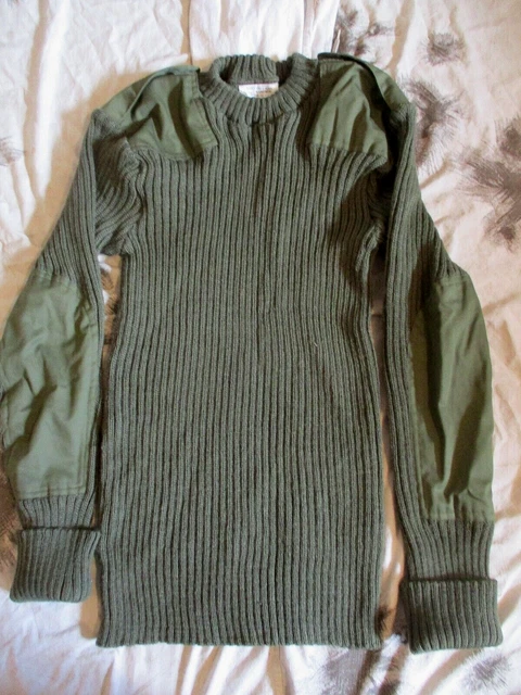 GENUINE BRITISH ARMY PARA SAS issue WOOL old skool JUMPER JERSEY 100CM ...