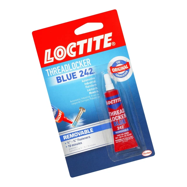 LOCTITE HEAVY Duty Threadlocker, 0.2 oz, Blue 242, Single $15.11 - PicClick