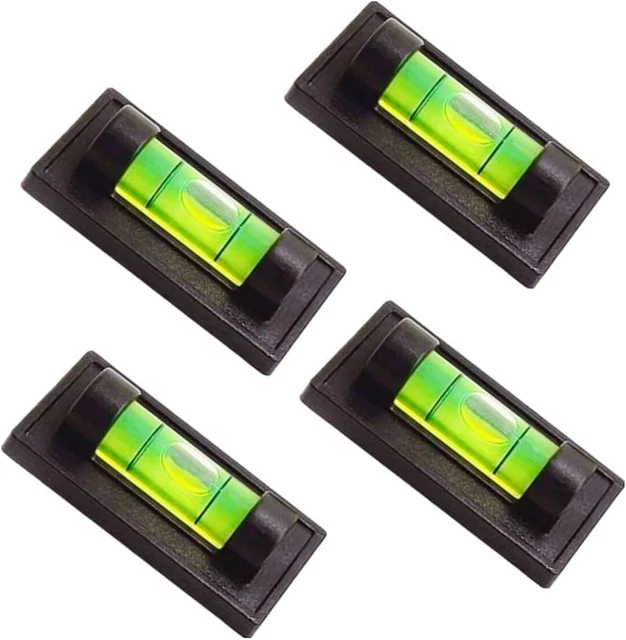 4PCS MAGNETIC BUBBLE Spirit Level RV Standard Levels Magnet RV Levelers ...