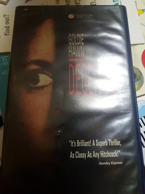 DECEIVED - GOLDIE Hawn - PAL VHS Video Tape big box £4.99 - PicClick UK