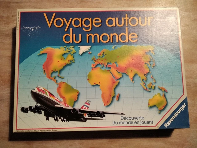 VOYAGE AUTOUR DU monde RAVENSBURGER COMPLET EUR 15,00 - PicClick FR