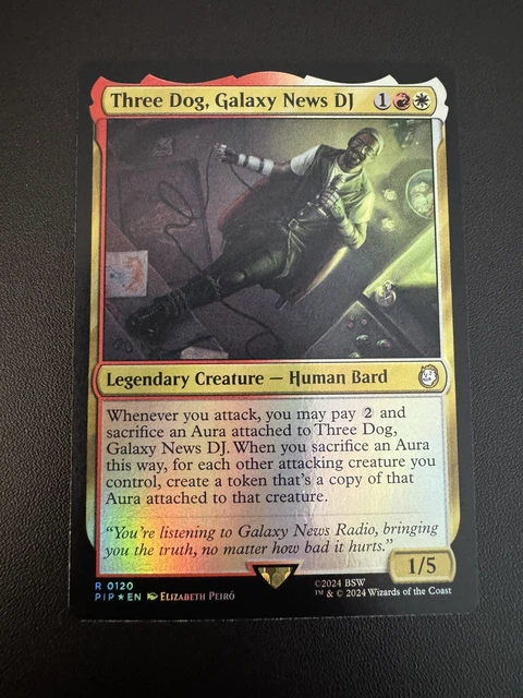 MTG THREE DOG, Galaxy News DJ Fallout PIP 0120 Foil Rare NM EUR 2,08 ...