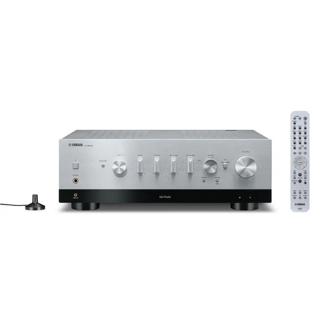 YAMAHA R N800A Network Stereo Receiver Silver WiFi Bluetooth Hi Fi ...