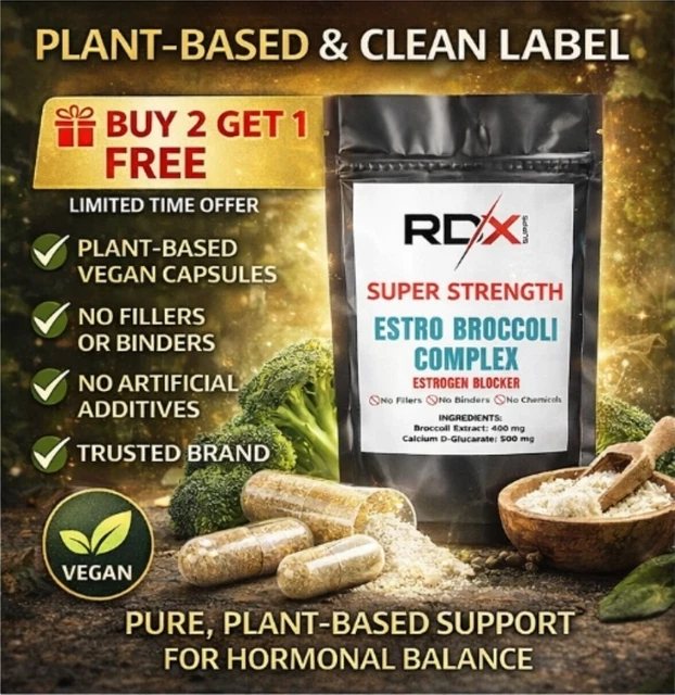 LIFETROPICS ESTRO BROCCOLI Complex - Estrogen Blocker - Calcium D ...