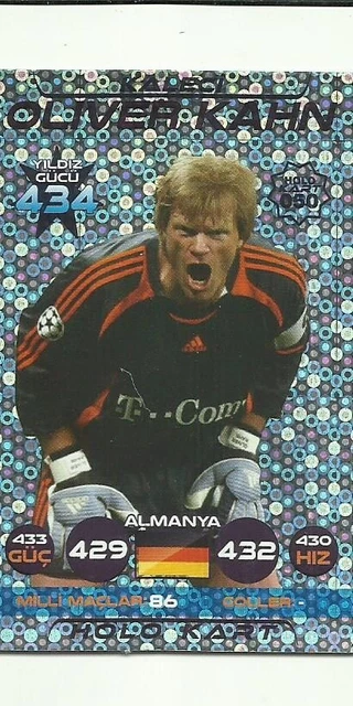 SPORCU 2023 LEGENDS Hologram Card - Oliver Kahn - Printed in Turkey EUR ...