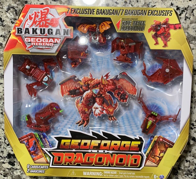 BAKUGAN GEOGAN RISING GeoForge Dragonoid 7 Exclusive Bakugan New In Box ...