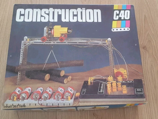 METALLBAUKASTEN DDR CONSTRUCTION constructo C40 Elektrobaukasten Lernspielzeug EUR 92,00 ...