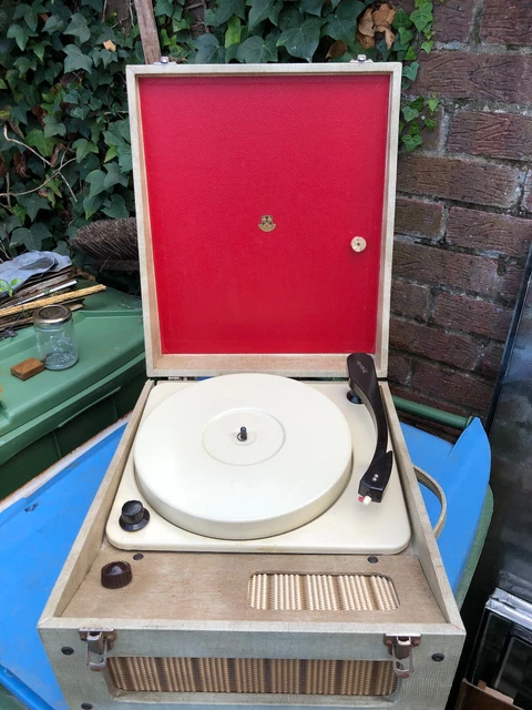 VINTAGE REGENTONE RECORD Player with BSR Turntable & TC8 Cartridge ...