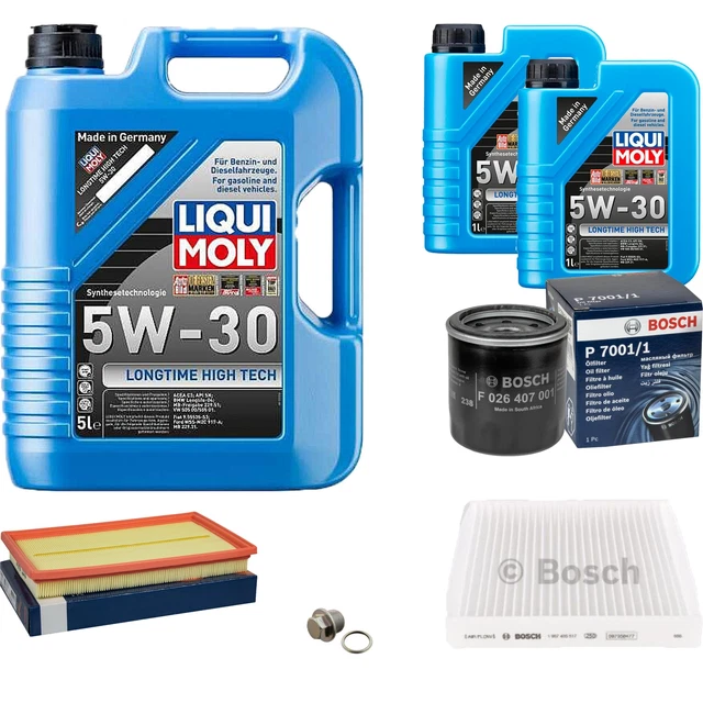BOSCH INSPECTION SET 7L Liqui Moly Longue Date High Tech 5W-30 EUR 140,53 - PicClick FR