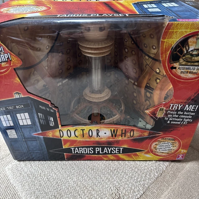 DOCTOR WHO 9TH and 10th Doctor's Tardis Playset with Lights and Sound ...