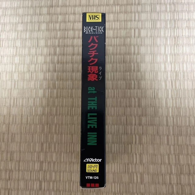 BUCKTICK LIVE AT LIVE INN VHS dk. £42.59 - PicClick UK