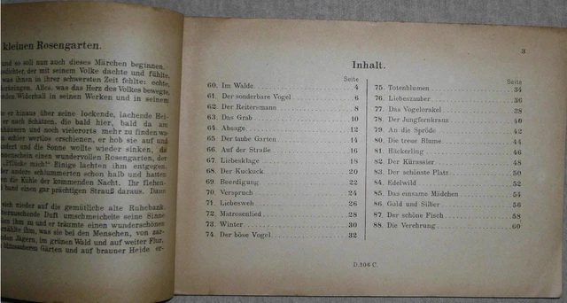 HERMANN ERDLEN / Hermann Löns. Der kleine Rosengarten - Volkslieder zur ...