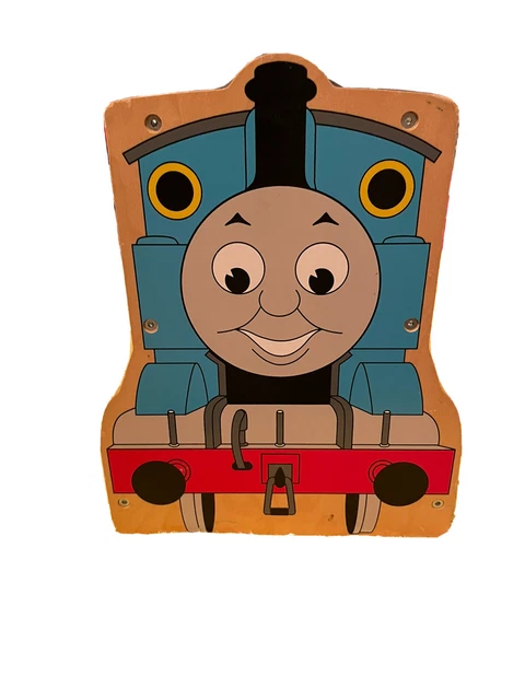 THOMAS THE TANK engine wooden train box/garage For 12 trains £0.99 ...