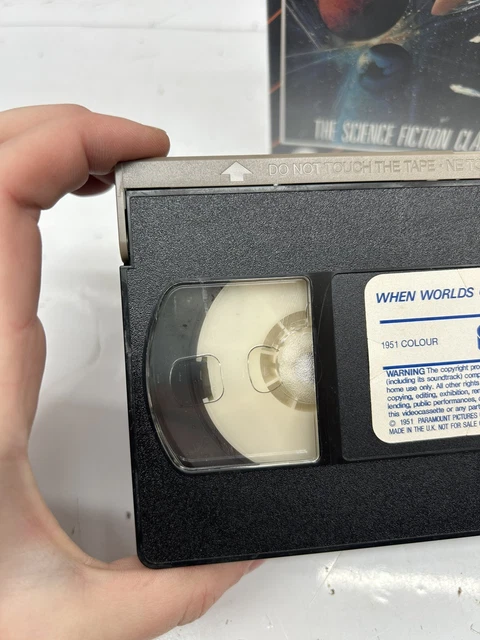 WHEN WORLDS COLLIDE VHS video tape £12.94 - PicClick UK