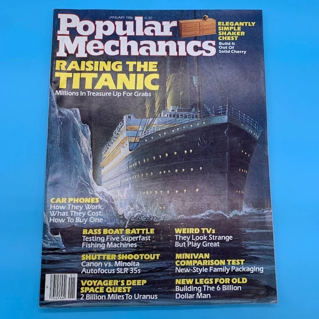 JAN 1986 POPULAR Mechanics Magazine, Vtg - Car Tobacco Tech Alcohol Ads ...