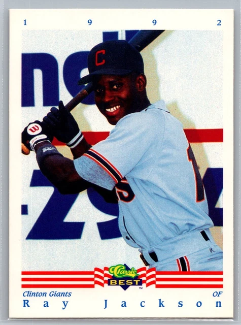 RAY JACKSON 1992 Classic Best Set Break BASEBALL #78 Clinton Giants EUR ...