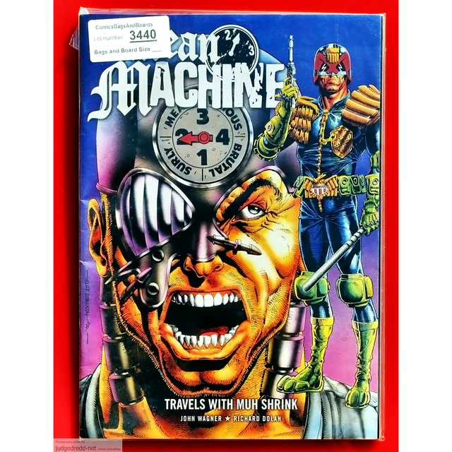 MEAN MACHINE 1 2000AD Judge Dredd Magazine Comic Book Supplement UK ...
