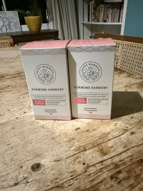HAPPY MAMMOTH HORMONE Harmony Natural Hormonal Support Women 72 Vegan ...