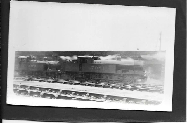 LMSR - EX Lnwr - Class 7F 0-8-4T - No.7951 - Vintage Image - # Ref L123 ...