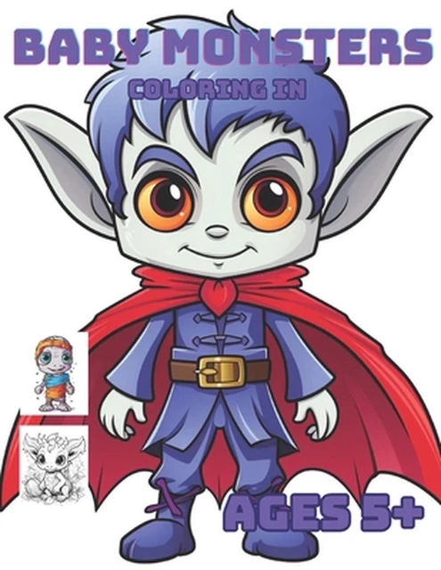 BABY MONSTERS: COLORING in, baby monster, cute, funny, spooky, scary by ...