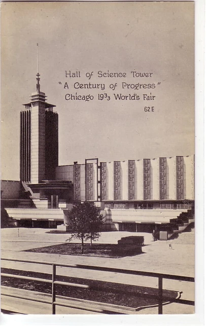 HALL OF SCIENCE Tower, A Century of Progress, Chicago World's Fair ...
