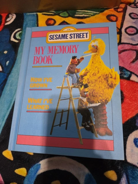 VINTAGE 1983 UNUSED Sesame Street MY MEMORY BOOK How I've Grown, What I ...