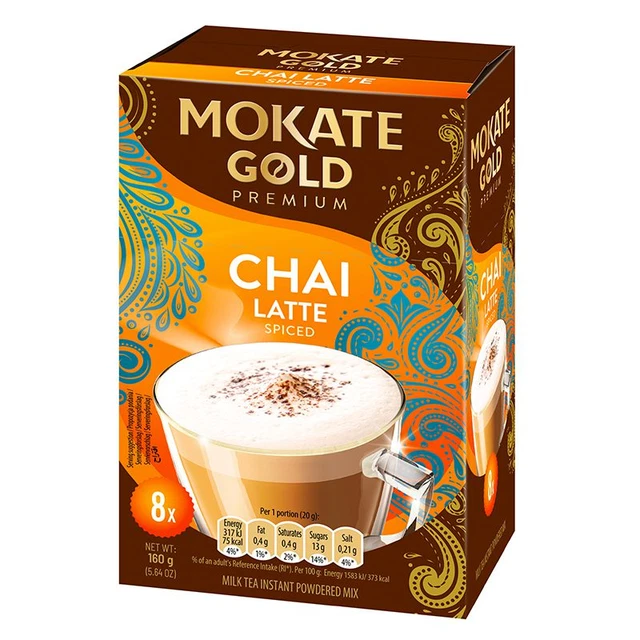 MOKATE PREMIUM CHAI Latte Spiced Instant Sachets [SALE] PAST BB DATE ...