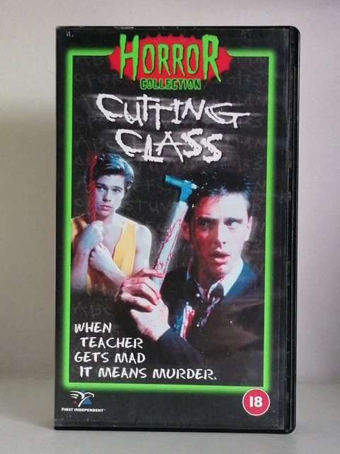 CUTTING CLASS - VHS Video - Horror Movie - Brad Pitt £18.30 - PicClick UK