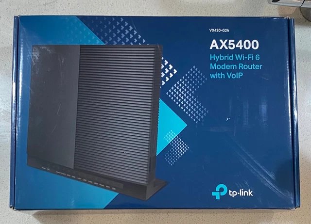 TP-LINK AX5400 HYBRID Wi-Fi 6 Modem Router with VoIP $70.00 - PicClick AU