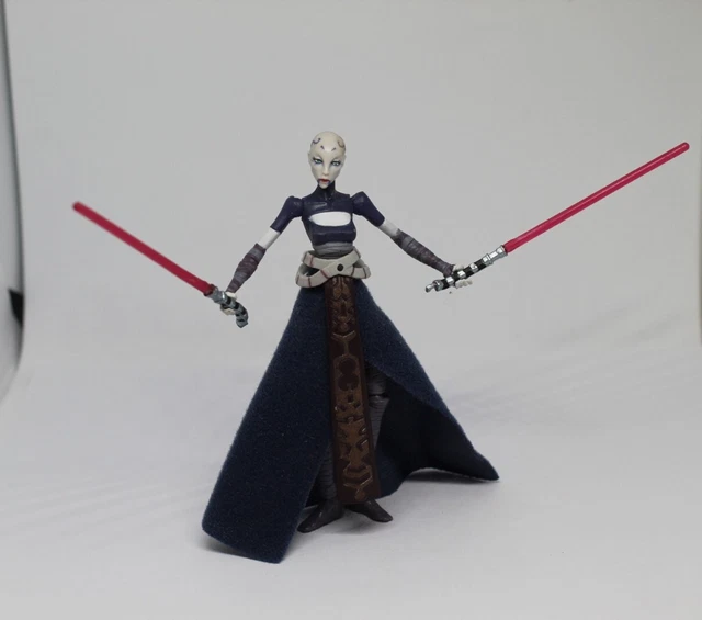 STAR WARS THE Clone Wars (TCW) Action Figure ASAJJ VENTRESS #15 2008 £ ...