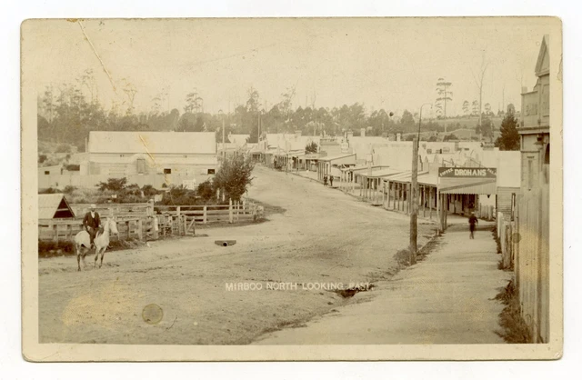 VICTORIA, GIPPSLAND. MIRBOO NORTH Looking East. Real Photo Postcard c ...